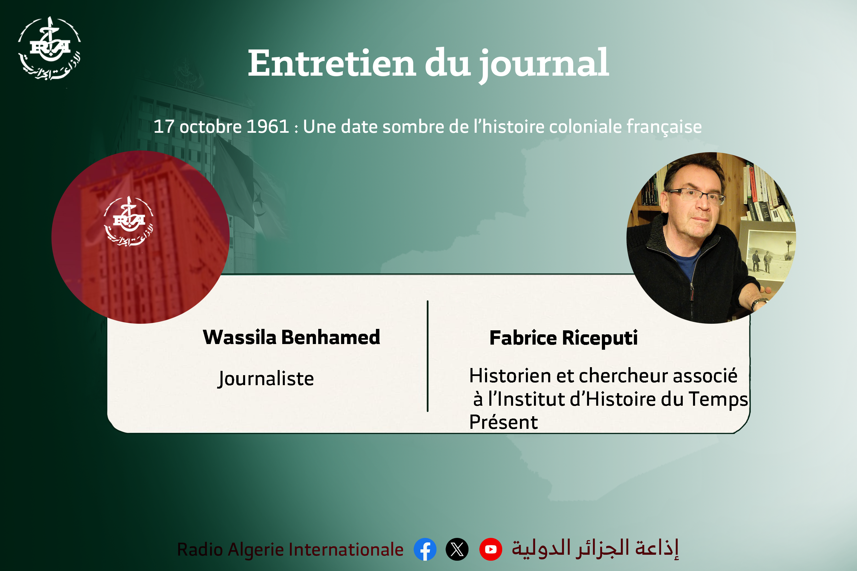 17 octobre 1961 : Une date sombre de l’histoire coloniale française ...